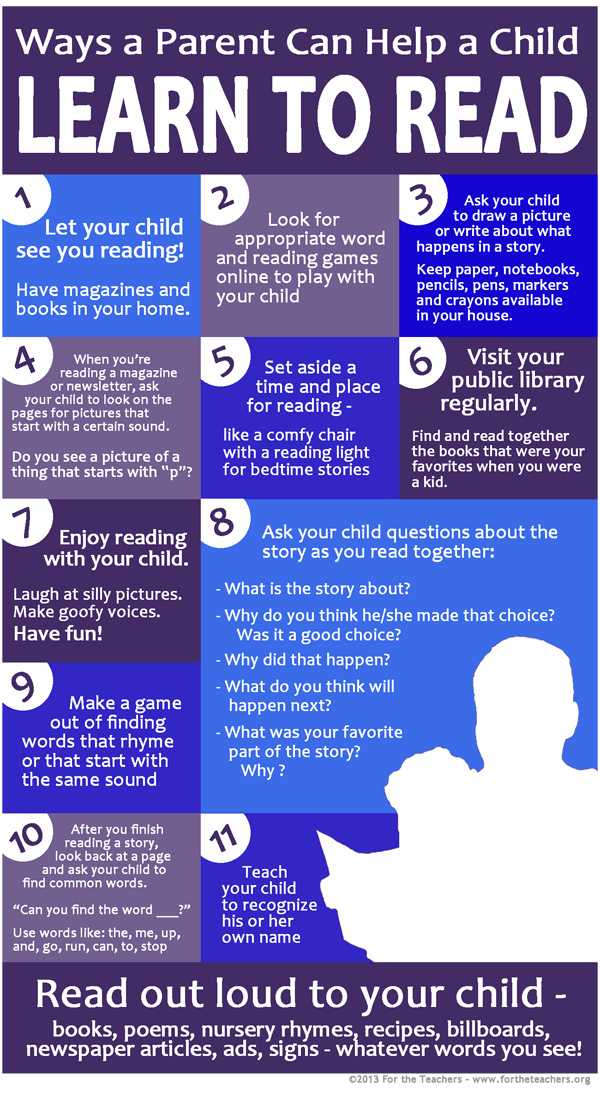 5 Ways A Parent Can Help A Child Learn To Read