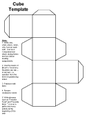 Cube Template – For the Teachers